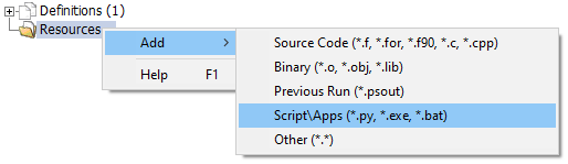 Adding a Script File
